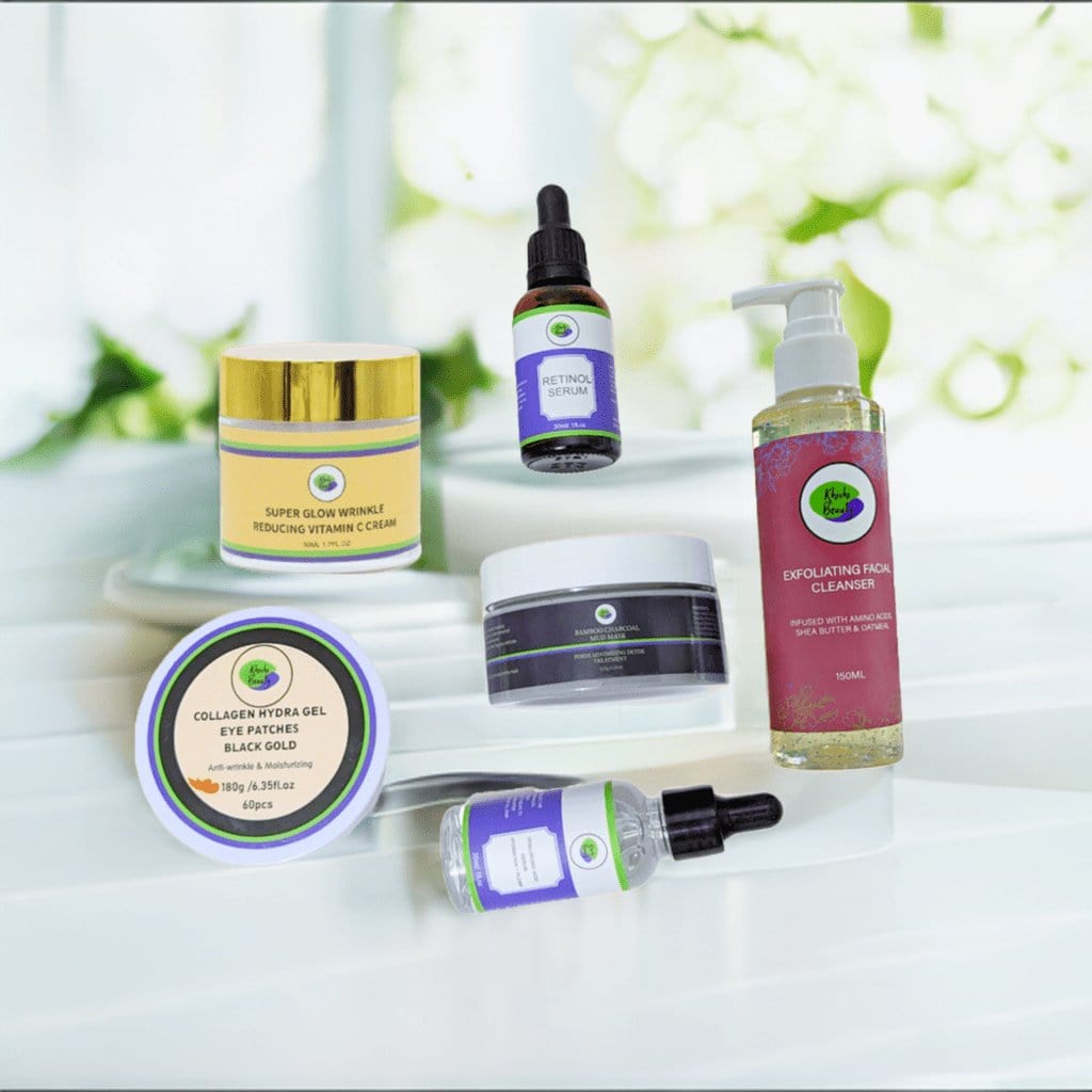 Khichi Beauty 6 Pcs Anti-Aging Collection (BLACK)